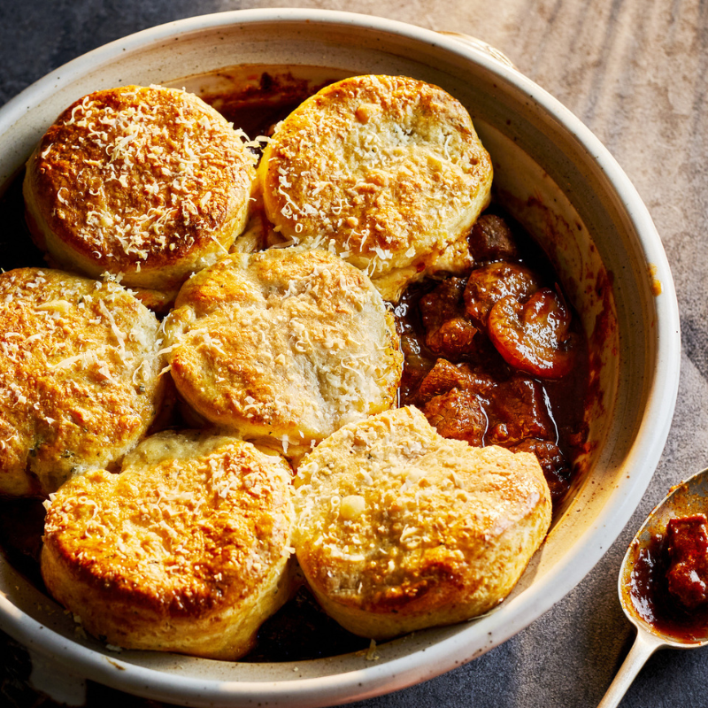 Barbera Beef Cobbler Recipe | Sacla'
