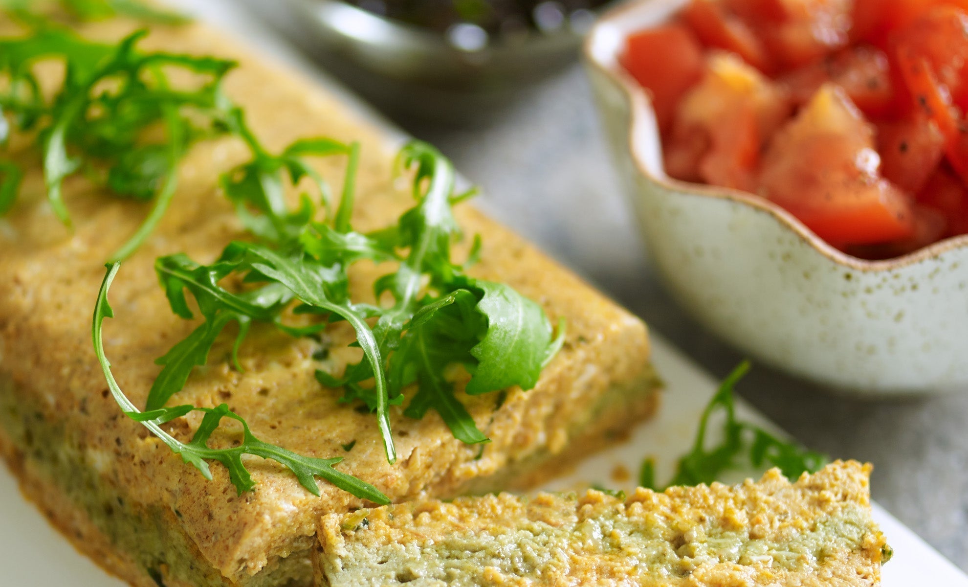 Baked Pesto Omelette, by Rachel Allen Recipe | Sacla'