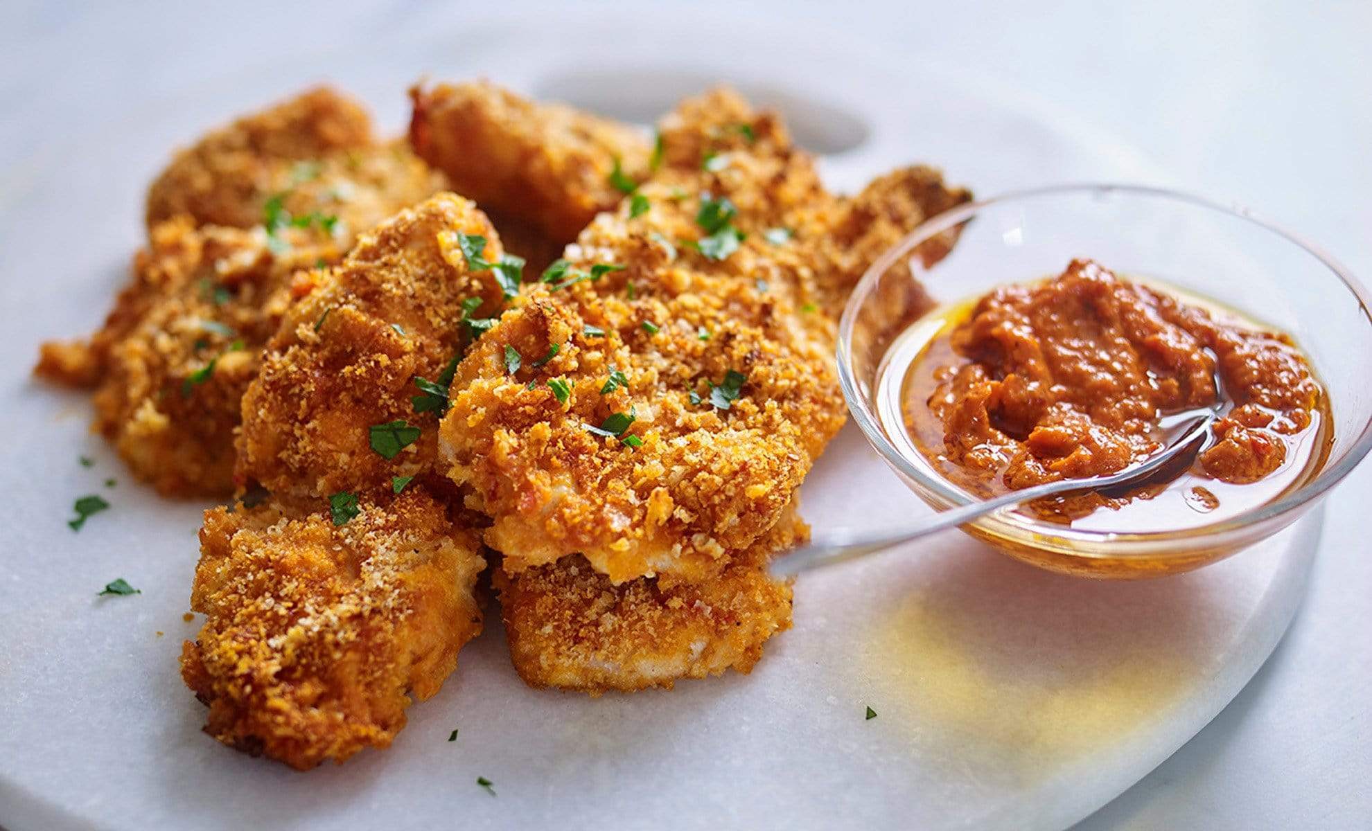 Turkey and Chilli Pesto Escallops Recipe | Sacla'