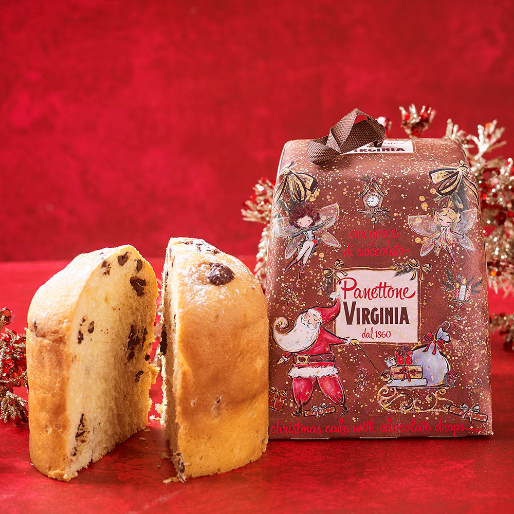 Chocolate and Cherries Mini Panettone 100g by Virginia – Sacla'