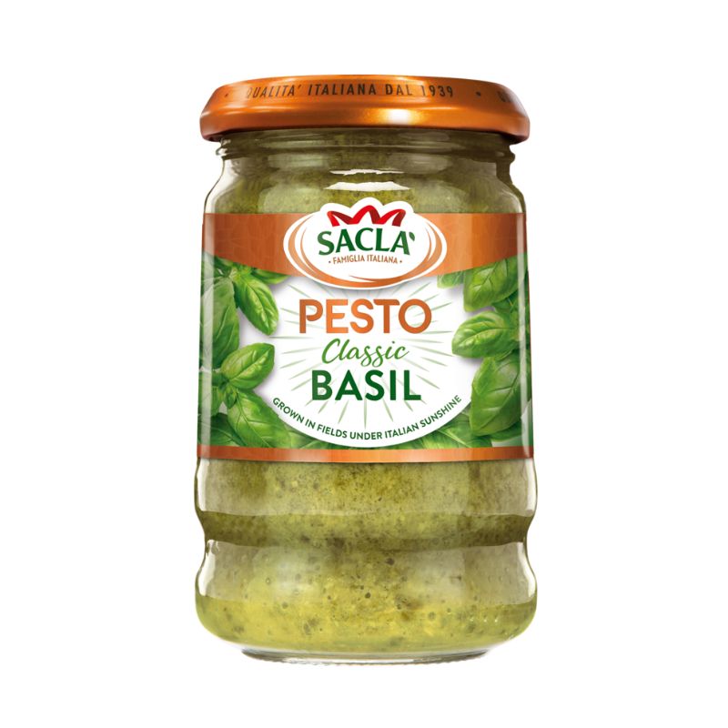 Classic Basil Pesto Cheese on Toast Recipe | Sacla'