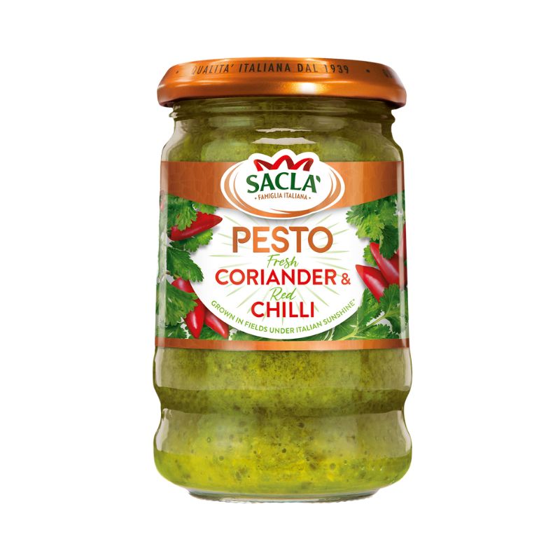 Fresh Coriander & Chilli Pesto | Italian Pesto | Sacla’ – Sacla'