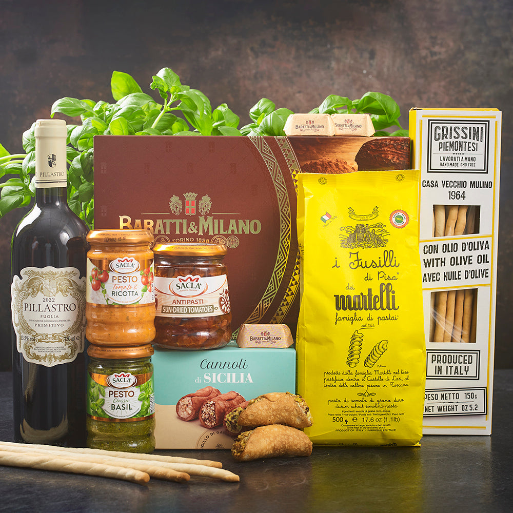 Dinner's Sorted Gift Box with Pillastro Primitivo – Sacla'