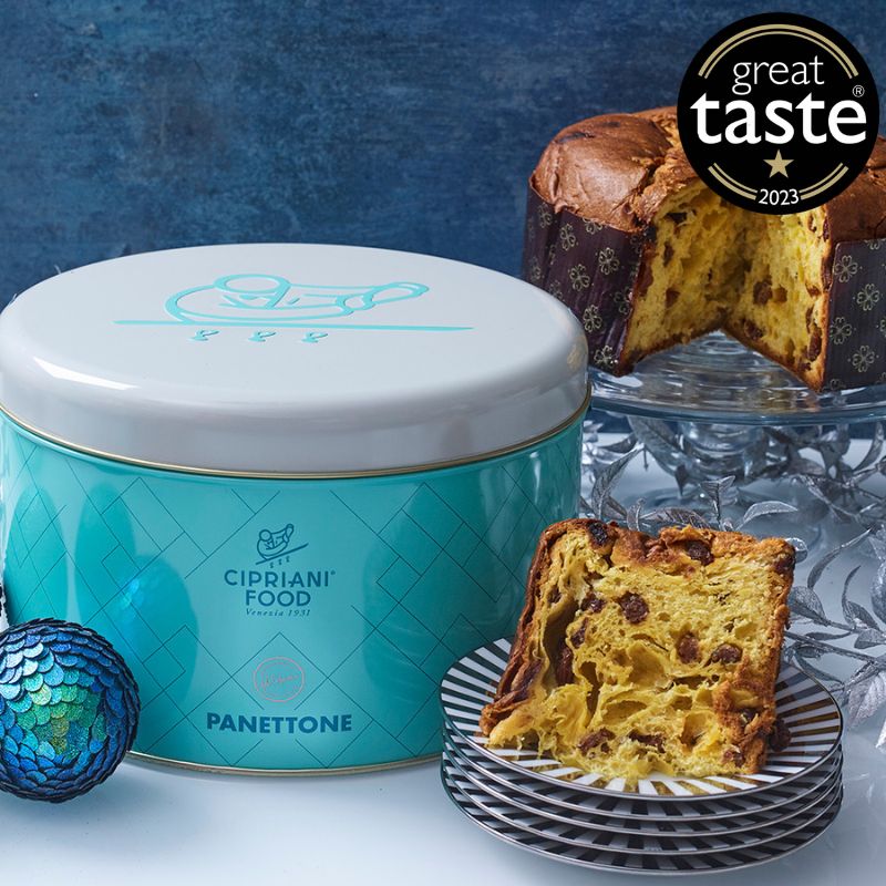 Panettone in a Tin 1kg By Cipriani | Italian Gifts | Sacla' UK