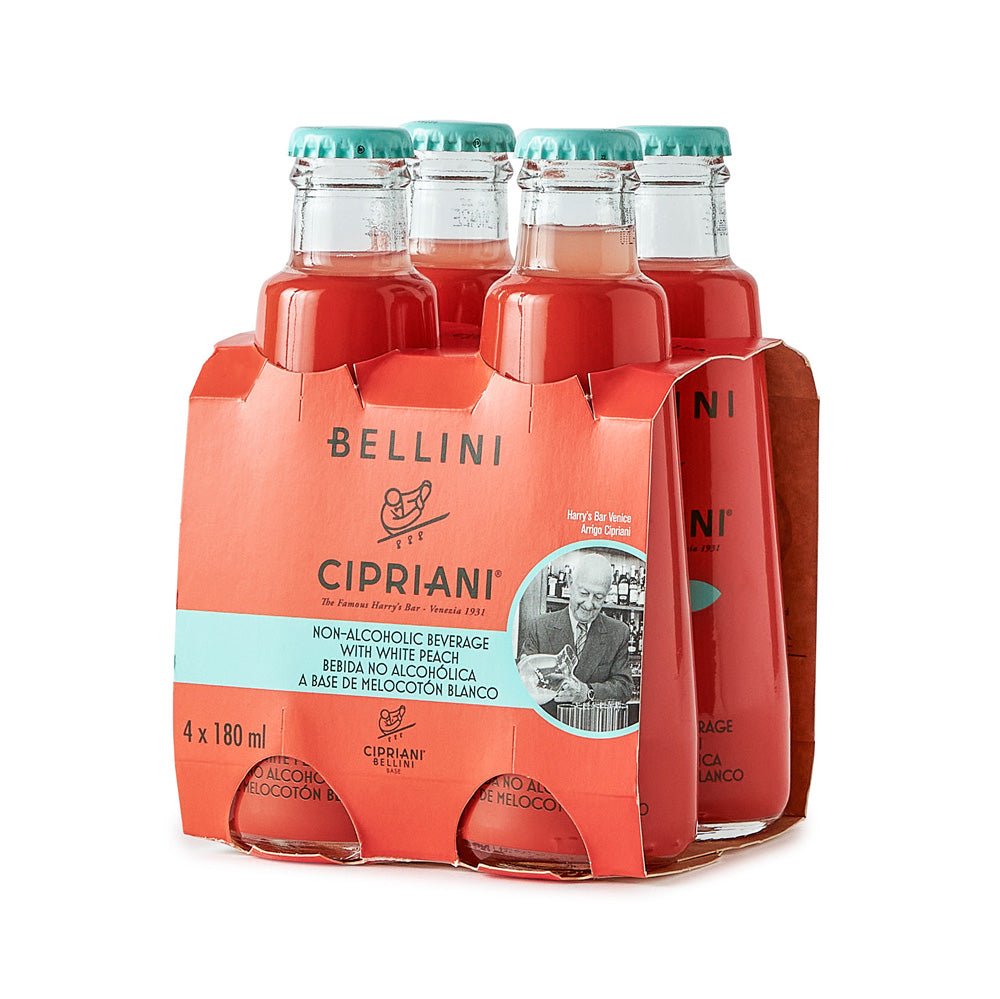 Cipriani Virgin Bellini 4 x 180ml | Italian Drink | Sacla' UK