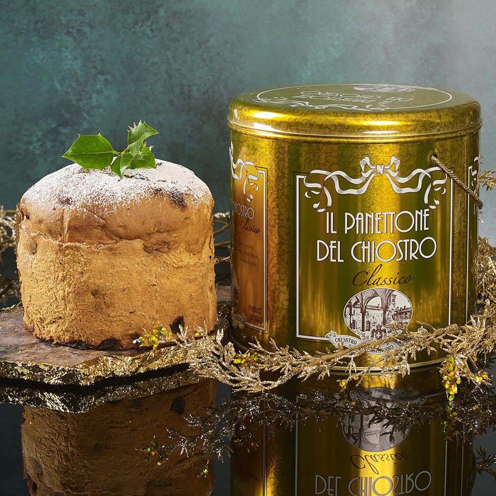 Classic Panettone Cake | Gold Tin 1kg by Lazzaroni | Sacla’ – Sacla'
