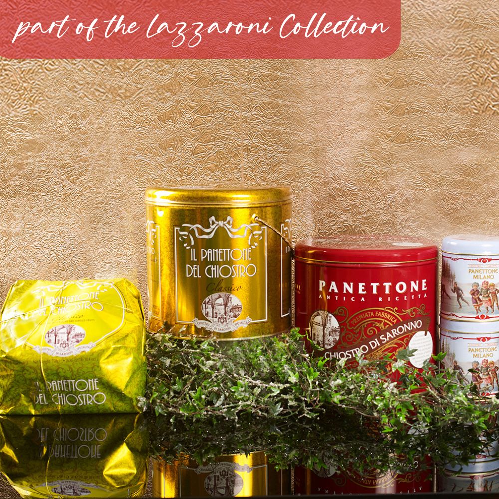 Panettone Classico in Tin 1kg by Lazzaroni | Sacla' UK