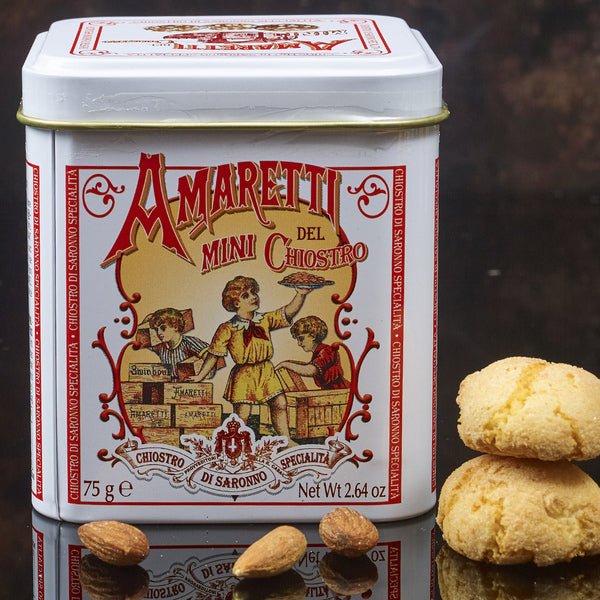 Crunchy Amaretti in Mini Tin 75g by Lazzaroni Chiostro di Saronno – Sacla'