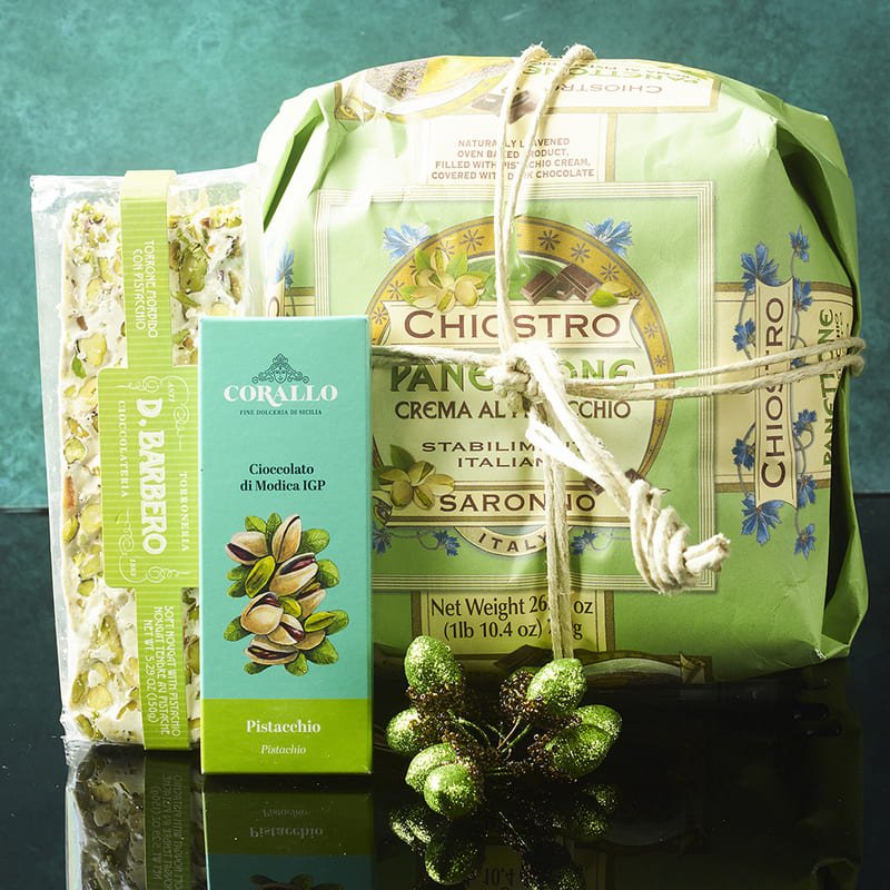Pistachio Lovers Gift Box with Panettone | Italian Food Gifts | Sacla'