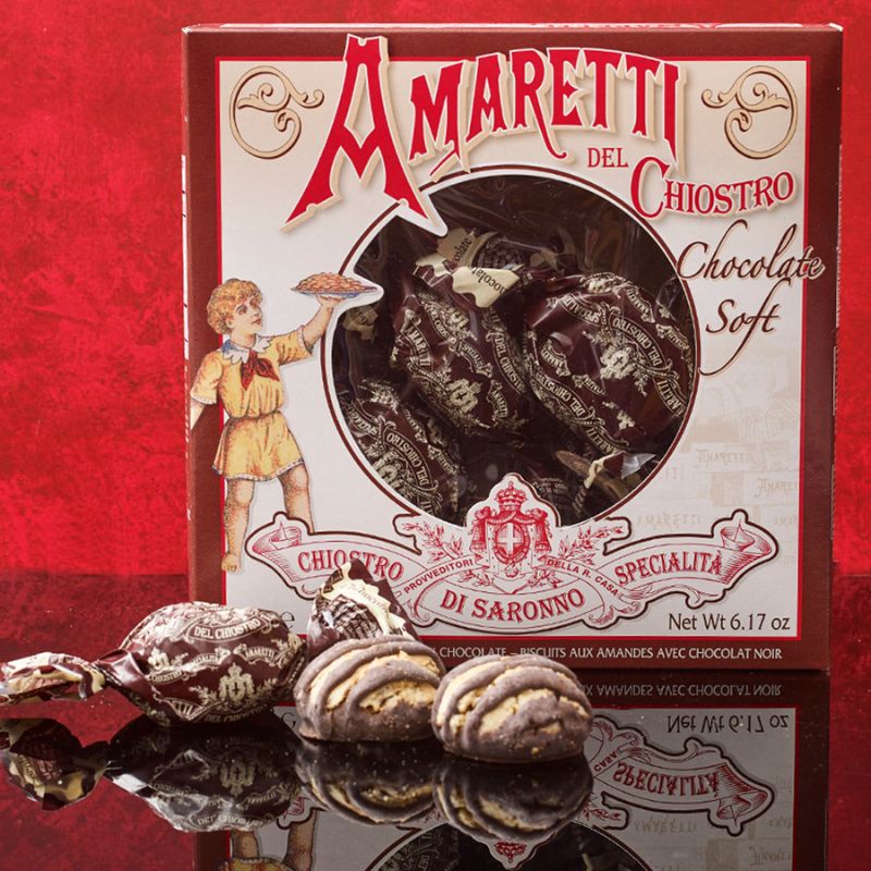Soft Amaretti with Chocolate 175g by Lazzaroni | Italian Biscuits | Sacla'