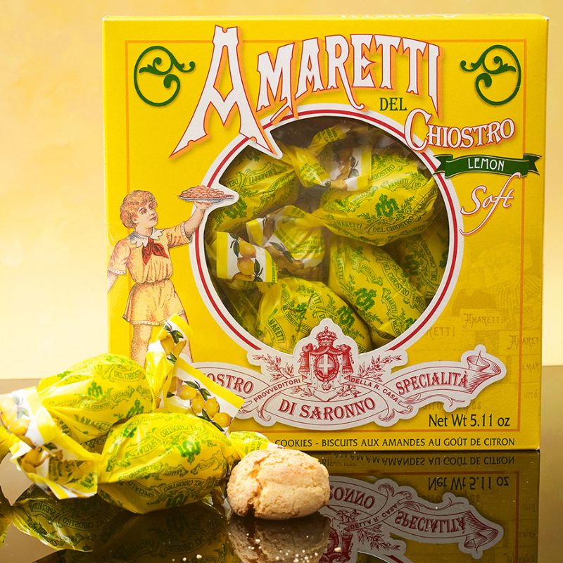 Soft Amaretti with Lemon 145g by Lazzaroni | Italian Gifts | Lazzaroni ...
